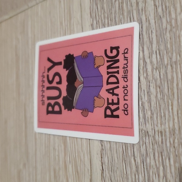 Other | Shhhhh Busy Reading Do Not Disturb Sticker | Poshmark